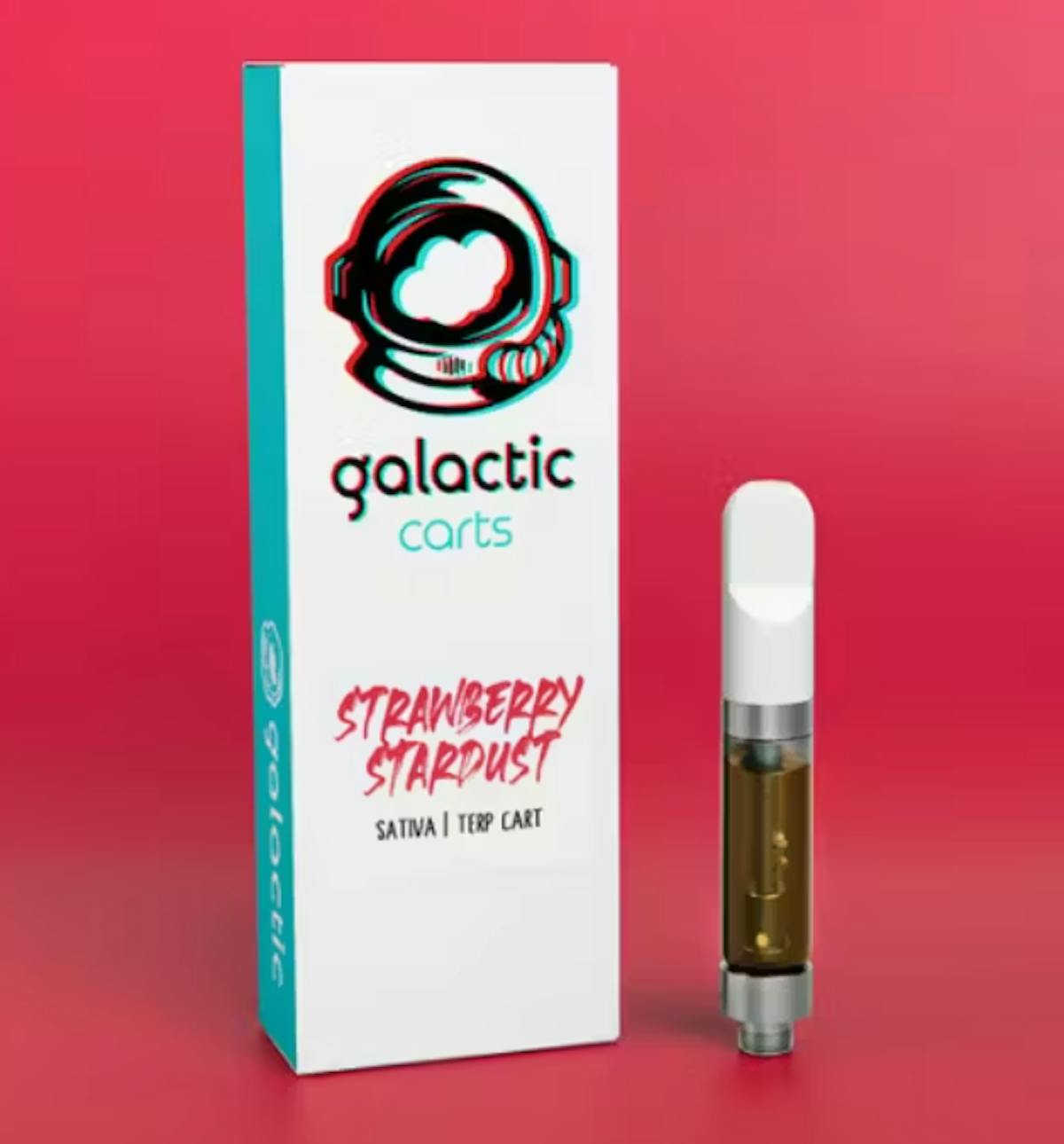 Galactic Strawberry Stardust Cartridge 1g Vaporizers | Galactic