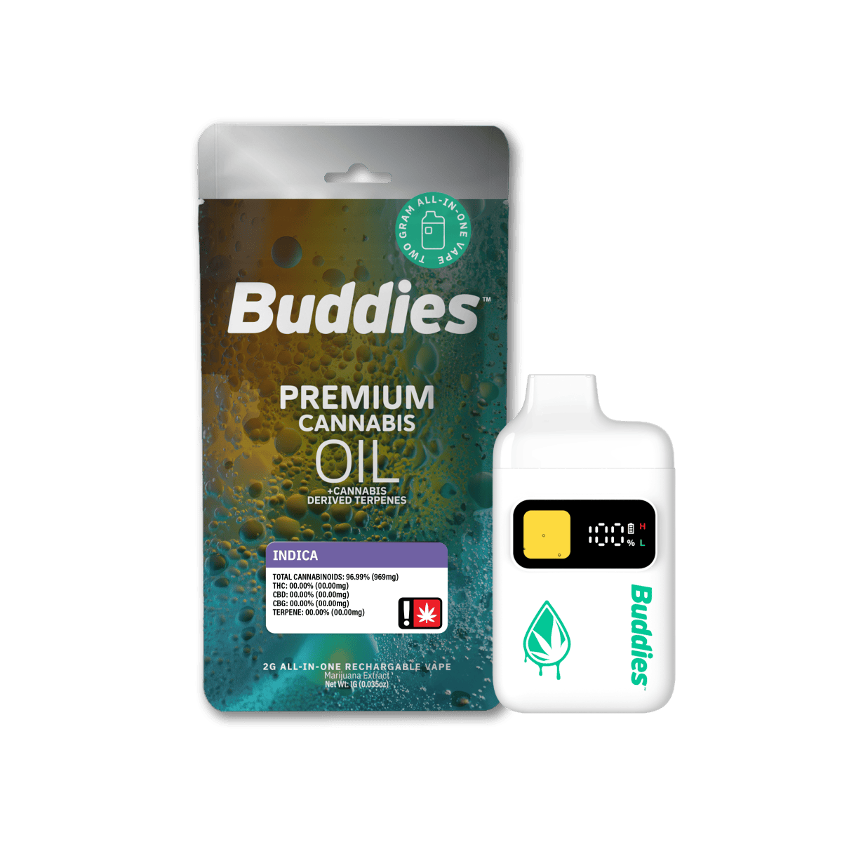 Blueberry Disposable Cartridge (Buddies) 2g Vaporizers | Buddies ...