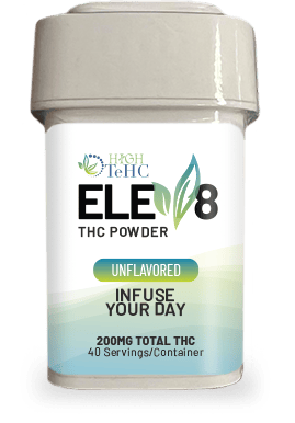 High TeHC | Elev8 Unflavored THC Powder | 200mg | Edibles | New Standard