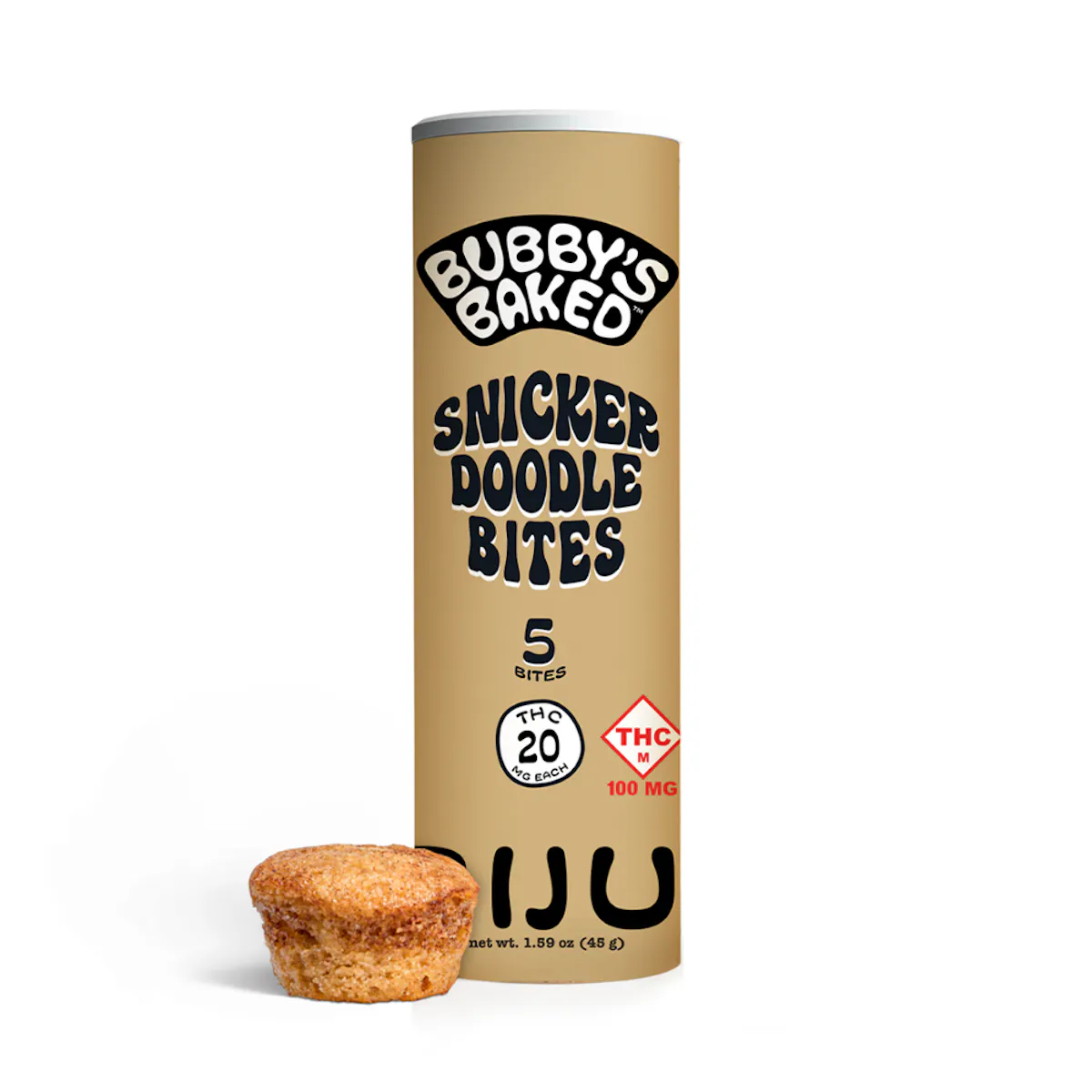 Snickerdoodle Bites | 5pk 100mg Edibles | Bubby's Baked