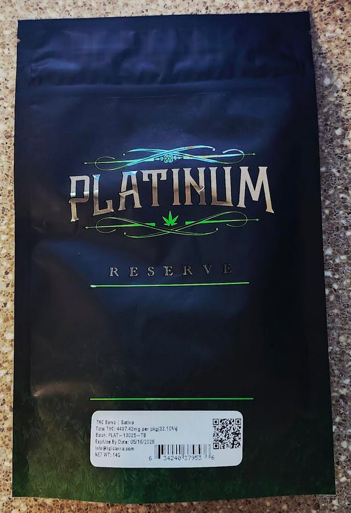 THC Bomb Flower | Sativa | Platinum Reserve | Raven's Joint | A ...