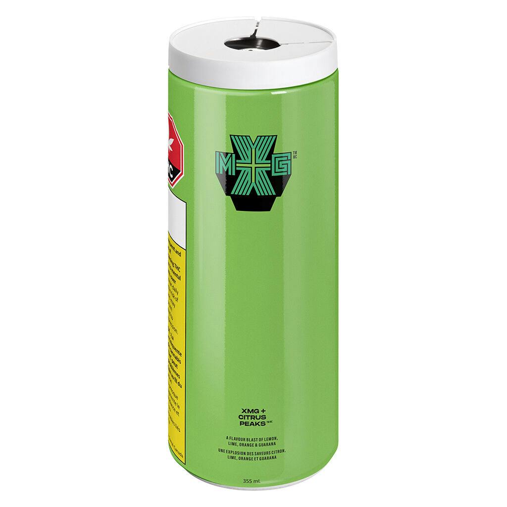 XMG+ - Citrus Peaks 10mg THC + 10mg CBG + Guarana - 355ml