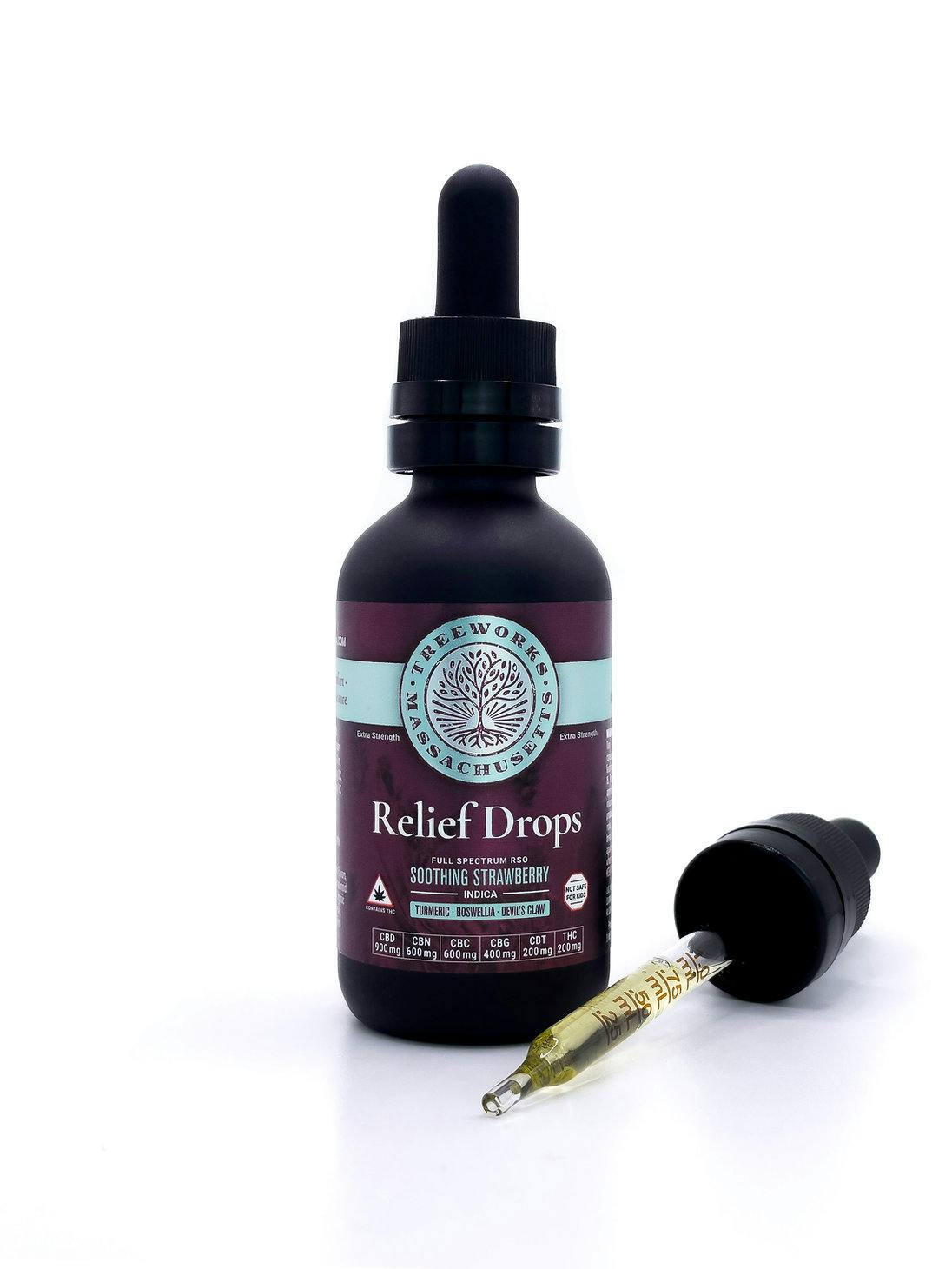 Relief Drops 1:1:2:3:3:4:5 (THC:CBT:CBG:CBC:CBN:CBD) | Tincture | 200mg ...