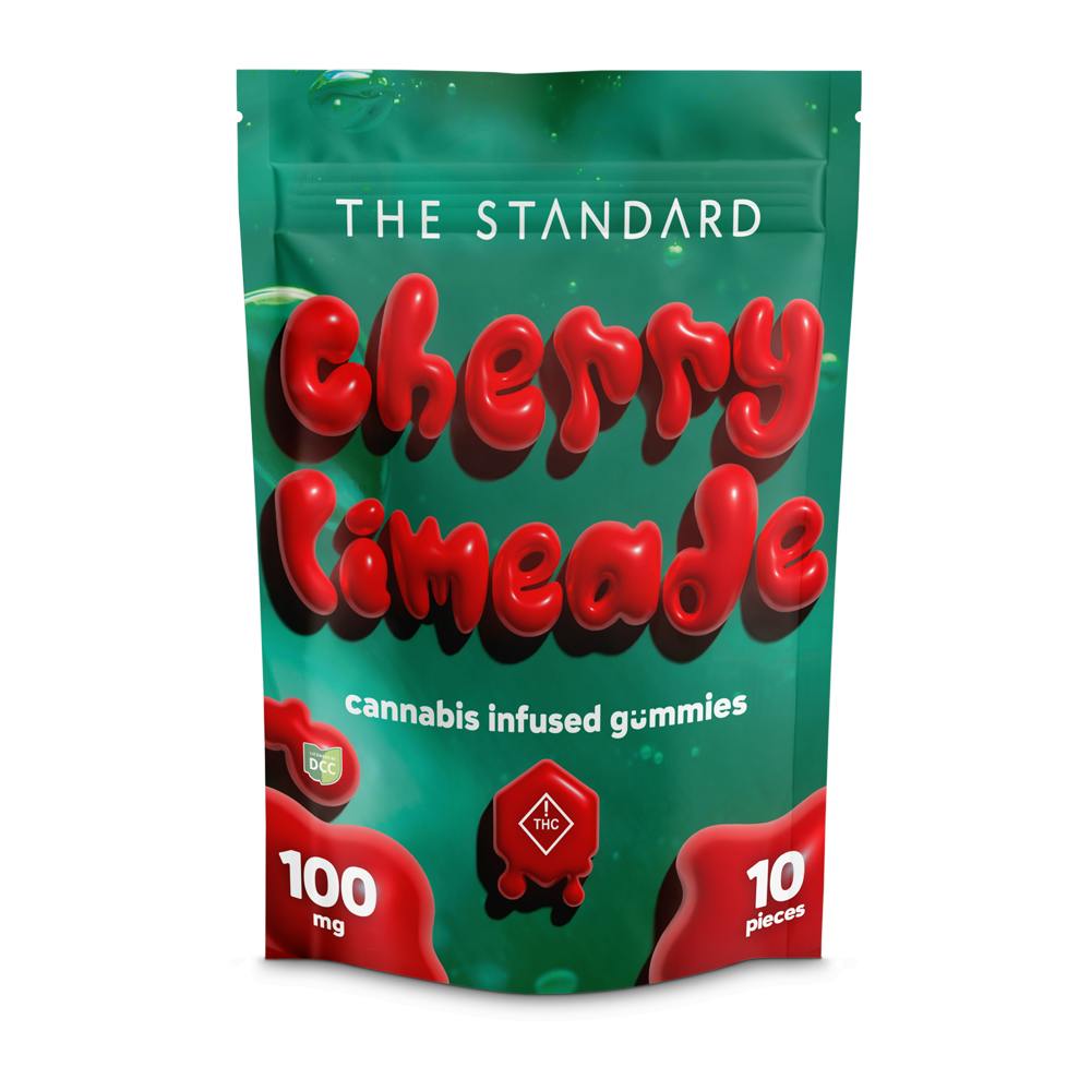 Cherry Limeade Gummies | 10pk | 100mg 10pk Edibles | The Standard
