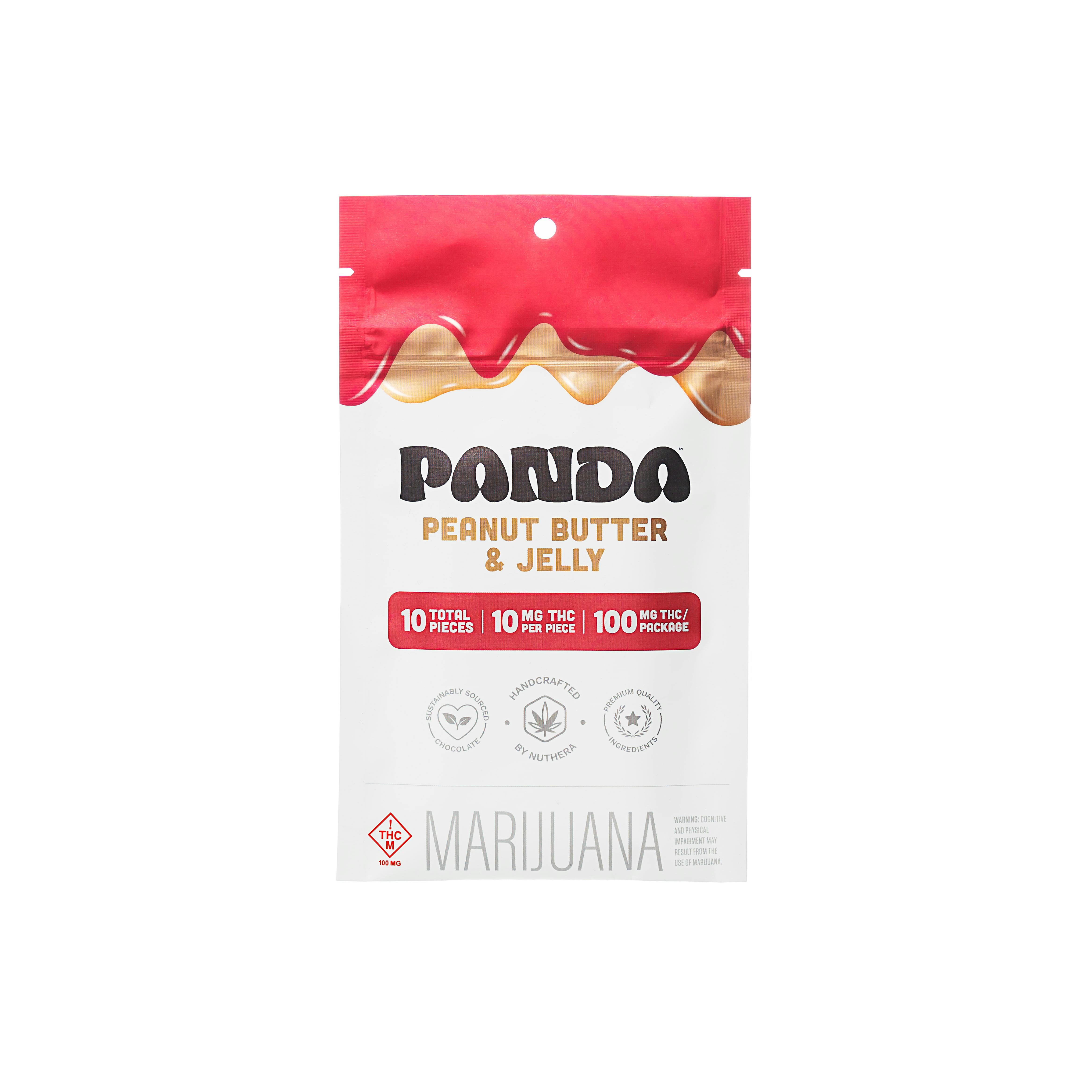 Panda Chocolates Panda Chocolates PBnJ Bar - Doobie