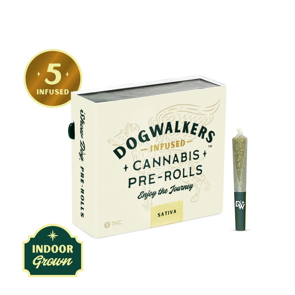 Hash Queen "Play" | Infused Pre-Rolls • 5 Pack | 2.25g by Dogwalkers ...
