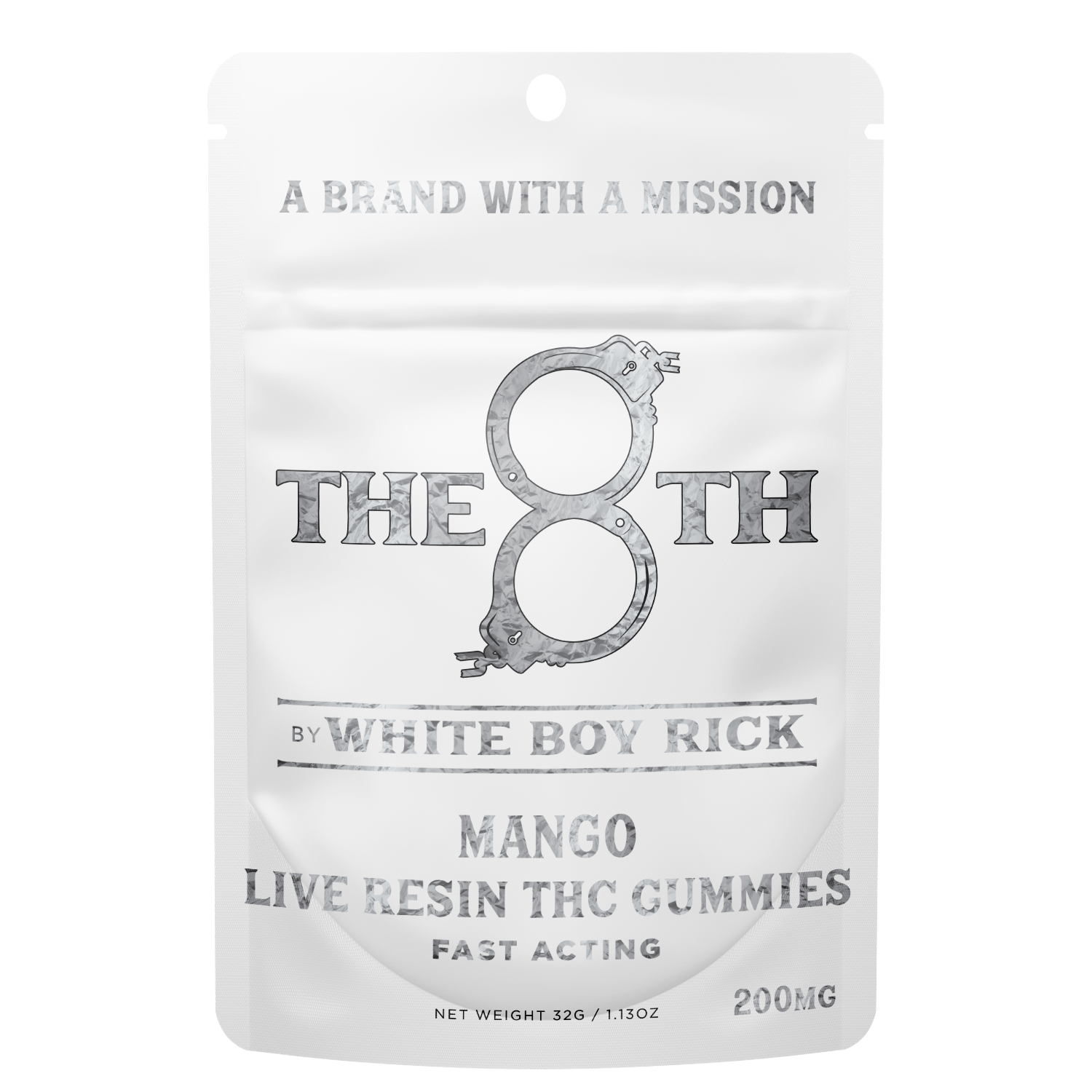 The 8th White Boy Rick | 200mg Live Resin Gummies | Mango - Puff ...