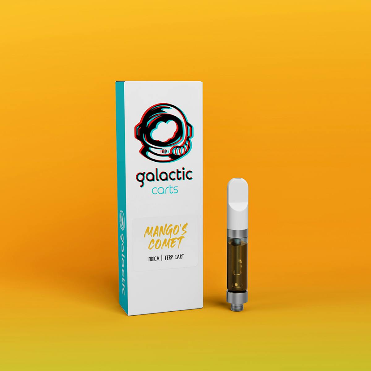 Galactic Cannabis Mango’s Comet 1g Terp Cart 1g Vaporizers | Galactic