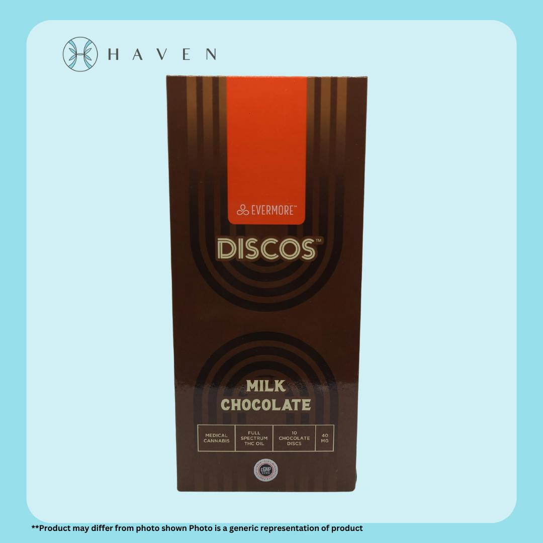 Evermore 10mg Milk Chocolate Discos 10 pack **May Contain Traces of ...