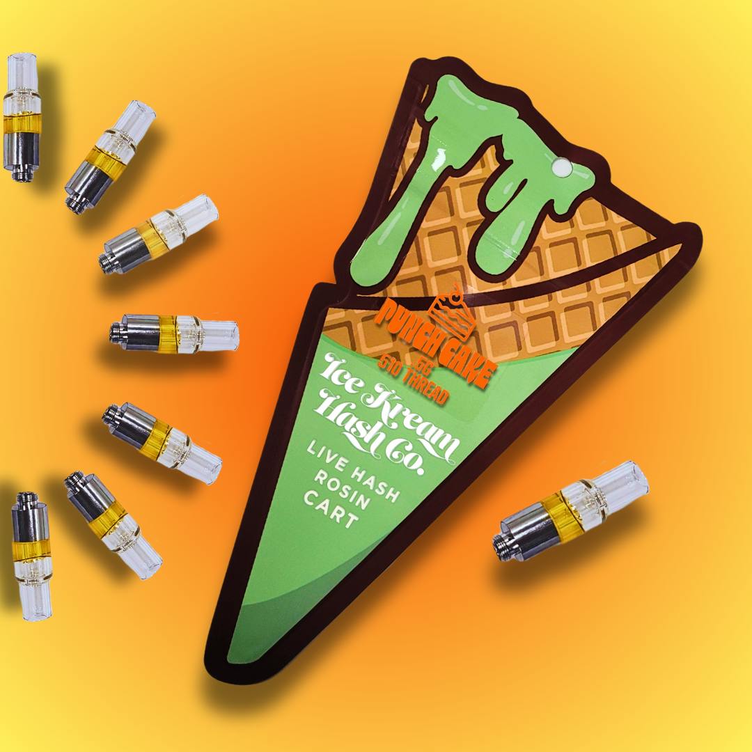 Ice Kream Hash Co. | Truffleupagas Live Rosin Cartridge | 0.5g | Vaporizers | New Standard