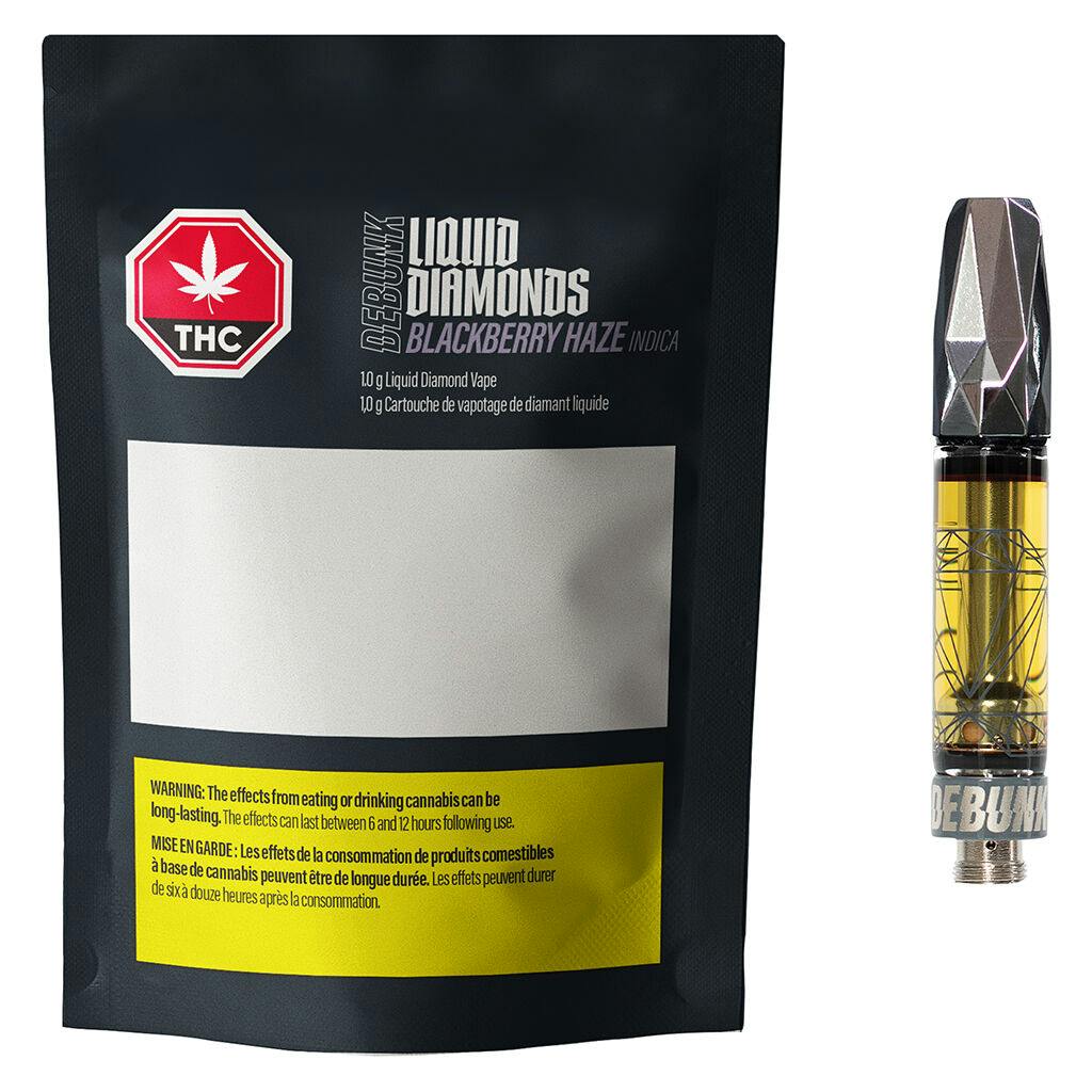 Debunk - Blackberry Haze Liquid Diamonds 510 Vape | Sessions Cannabis