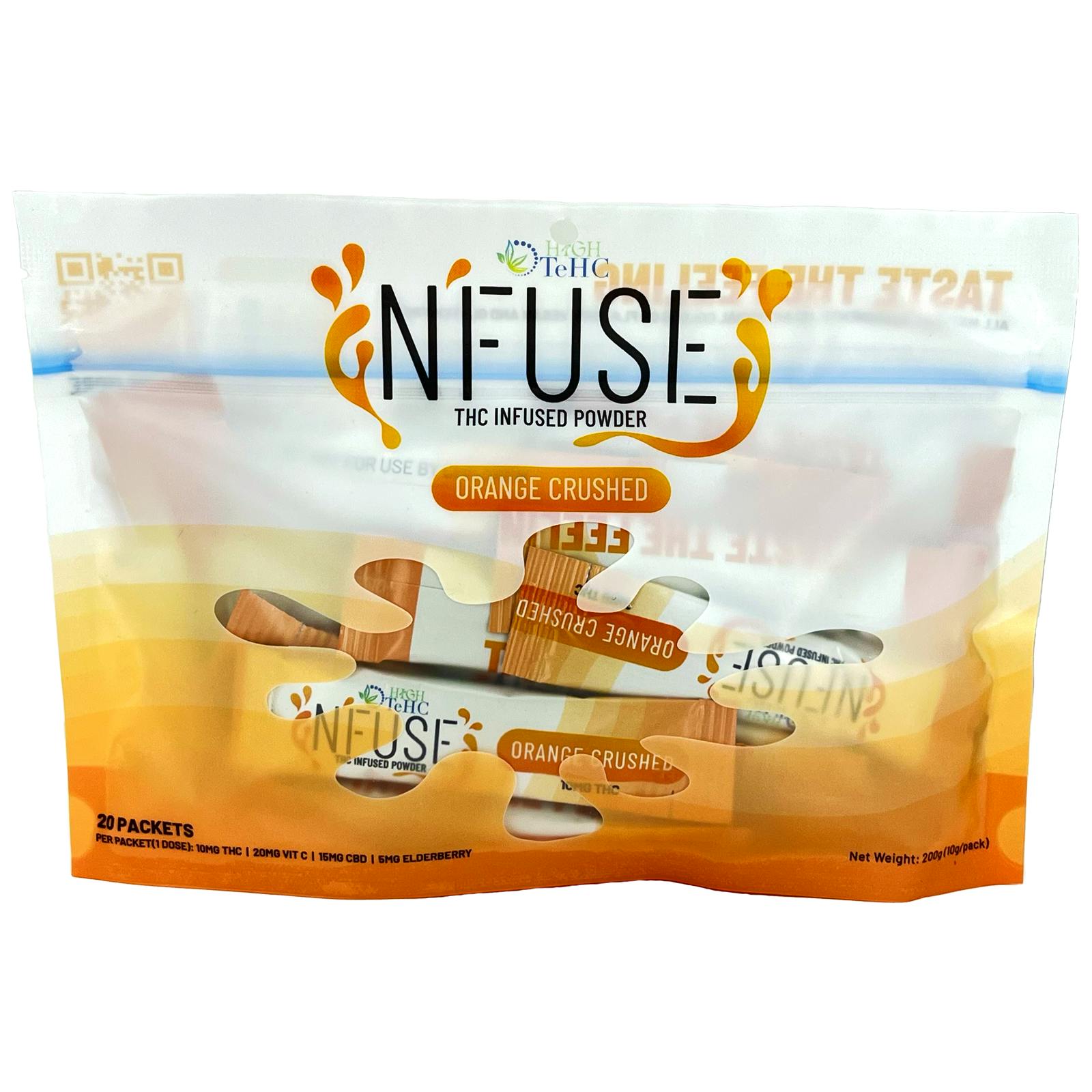 N'FUSE | Orange Crushed THC Infused Powder 20pk | 200mg | Edibles | New ...
