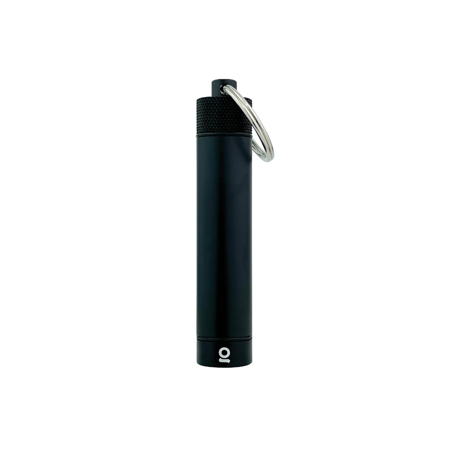The Flowery NY | Aluminum Storage Key Chain | Black