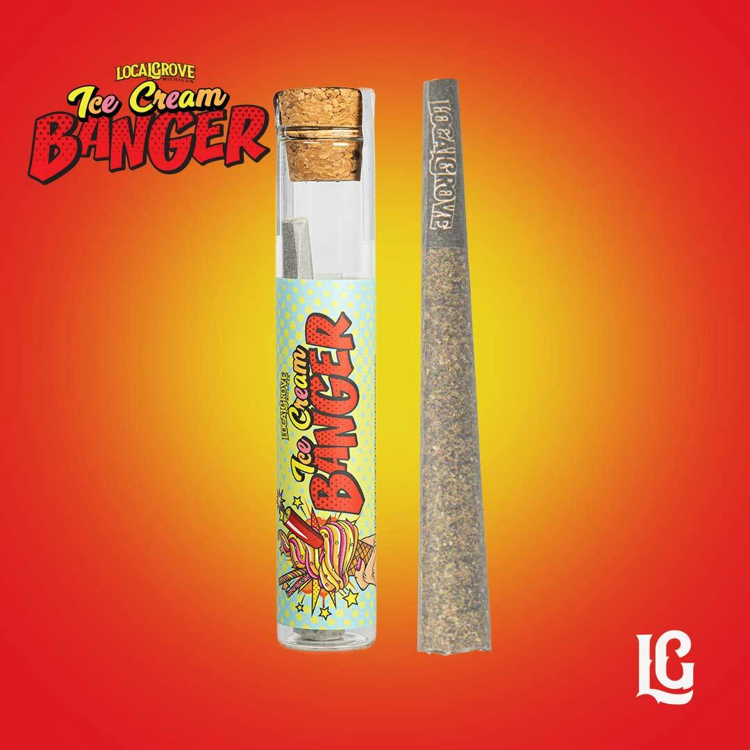 Local Grove Pre-Roll | Ice Cream Banger | 1G