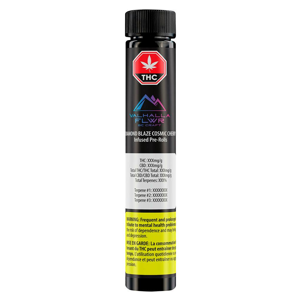 Valhalla Flwr - Diamond Blaze Cosmic Cherry Infused PRJs - 3x0.5g ...