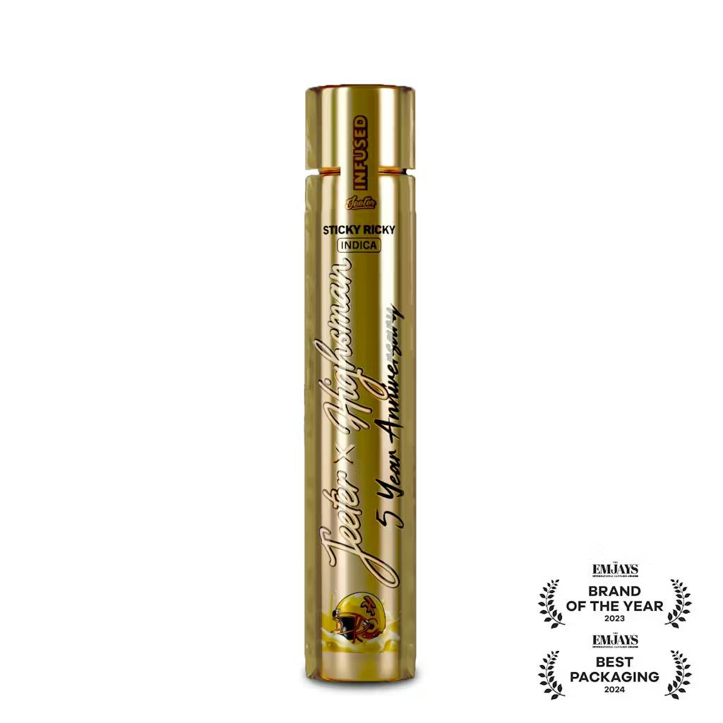 Jetter x Highsman Sticky Ricky • Quad Infused XL Pre-Roll • 2g by ...