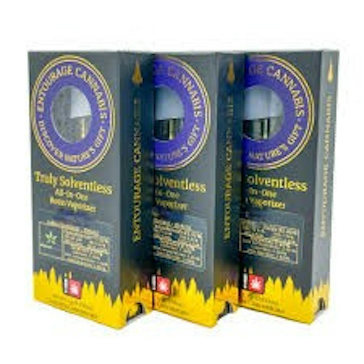 Entourage Cannabis 1g SOUR WILSON Solventless Disposable Cannabis ...