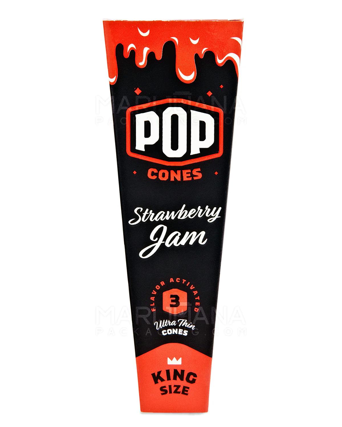 Pop Cones Strawberry Jam 1-1/4" 6 Pack Cones