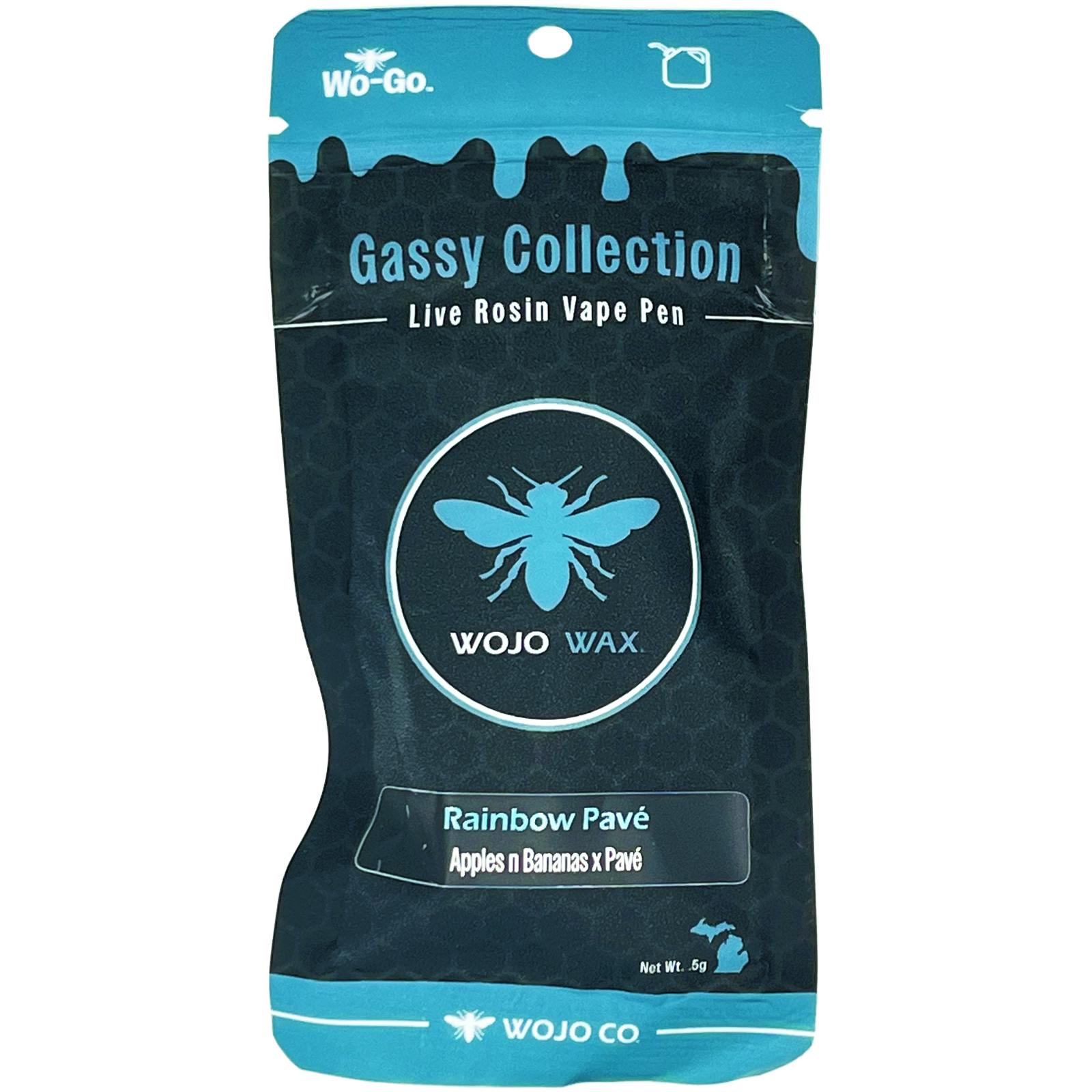 WOJO Co. | Rainbow Pave 9 Live Rosin Disposable Cartridge | 0.5g ...