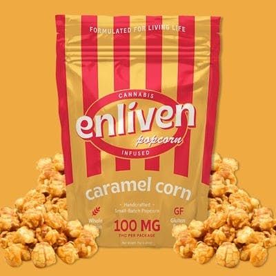 Shop Enliven Caramel Corn - 100mg in Chicago | COOKIES CHICAGO