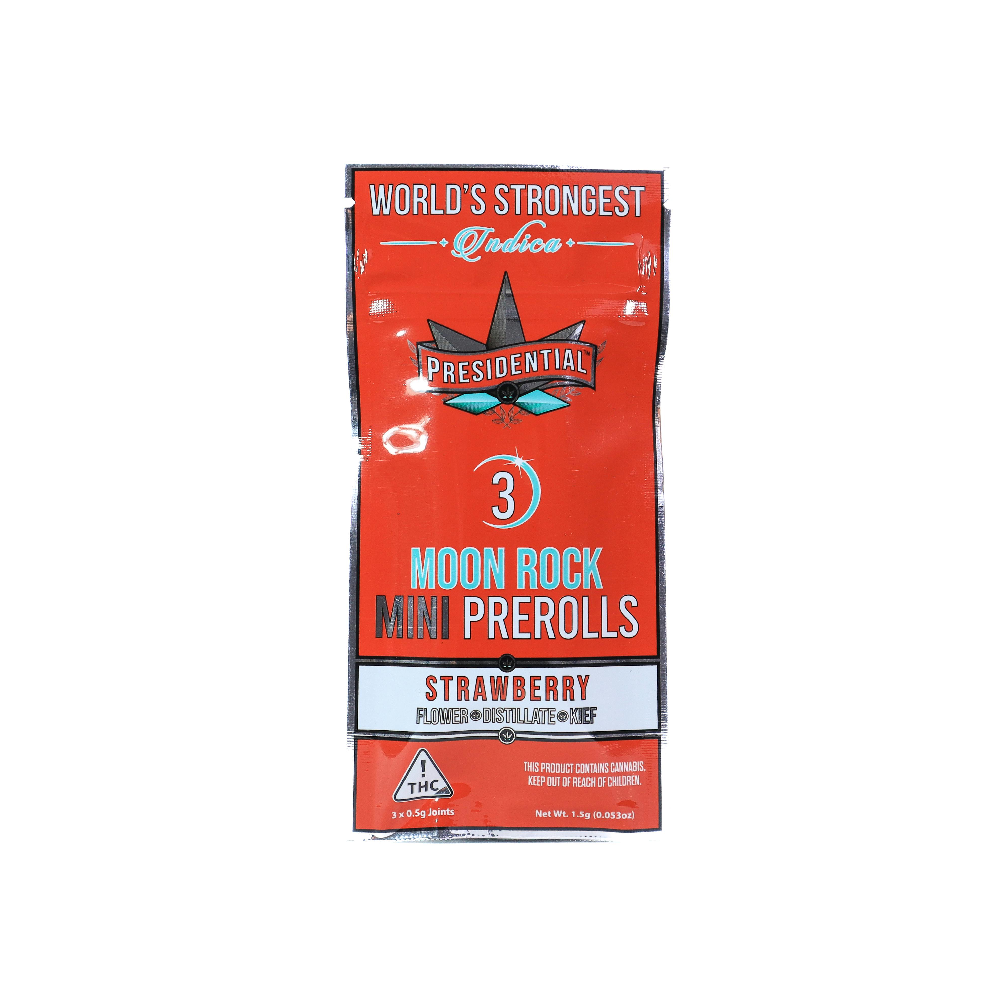 Presidential Presidential | Strawberry Moon Rock Mini 3pk Pre-Rolls 1 ...