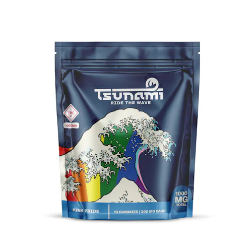 Tsunami Canna | Pink Pride Gummies | 1000mg (10pk) | The Heights Cannabis