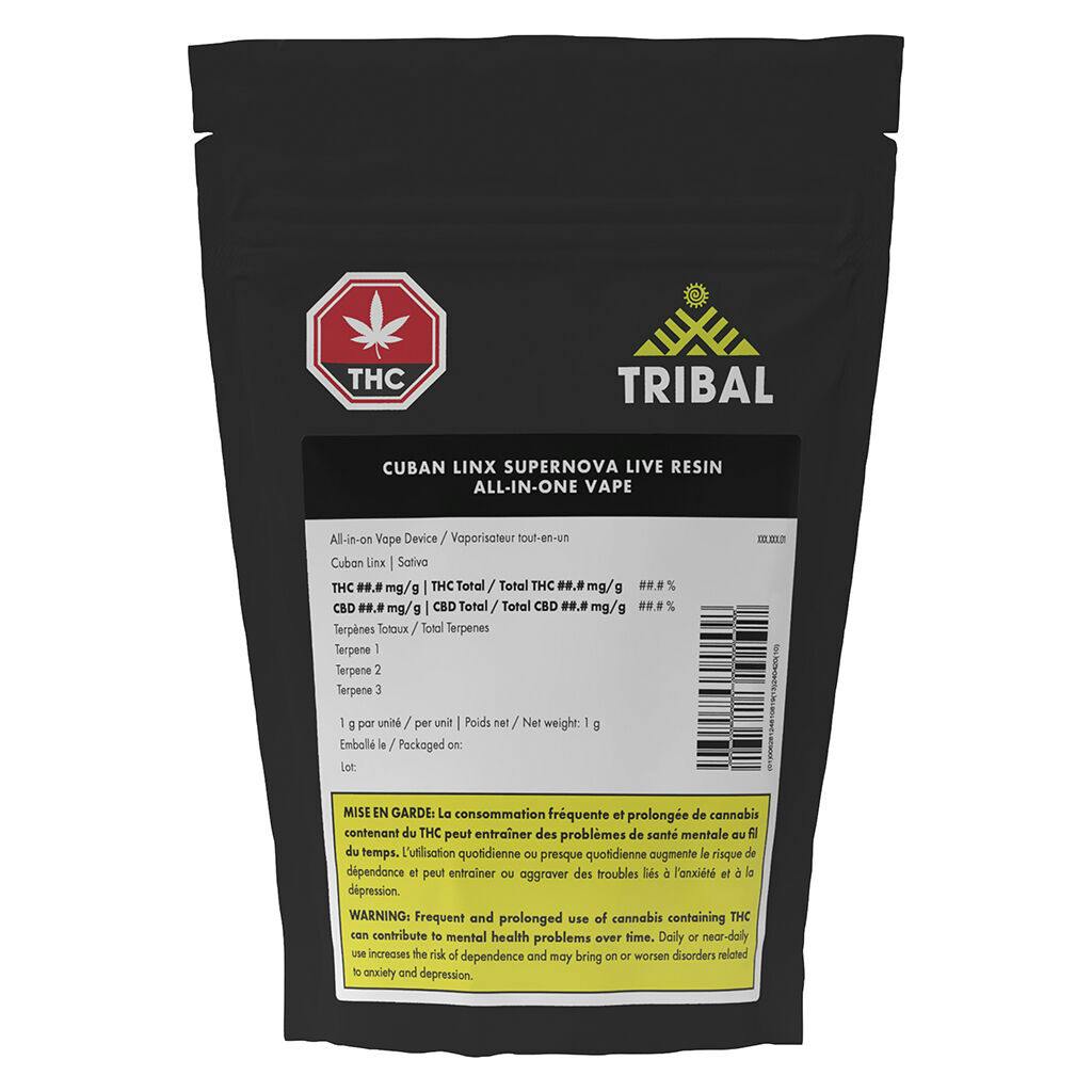 Tribal - Cuban Linx Supernova Live Resin AIO | Sessions Cannabis