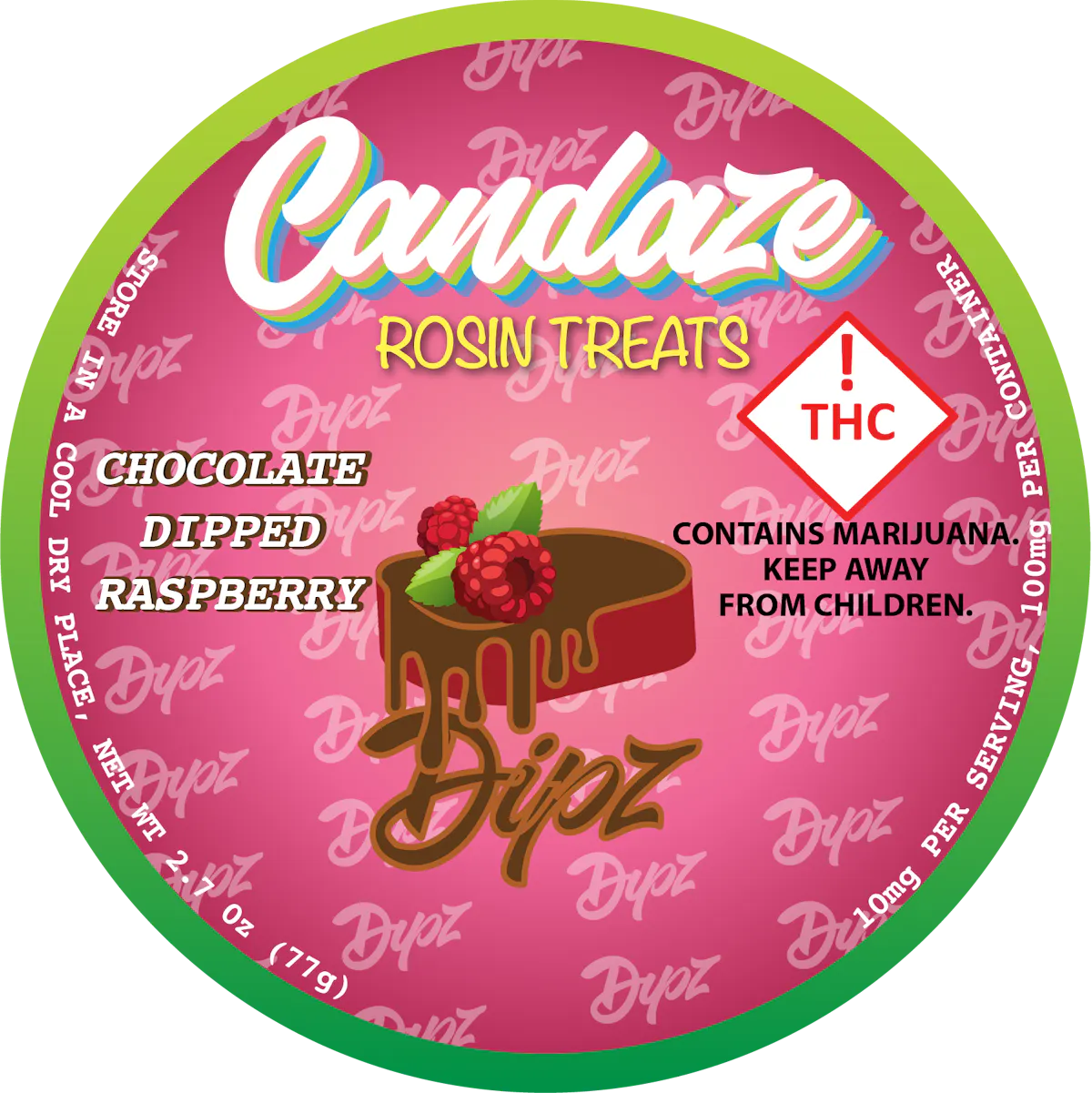 Candaze Rosin Treats – Dipz – Upside Down Pineapple Cake (I) 100mg 1g ...