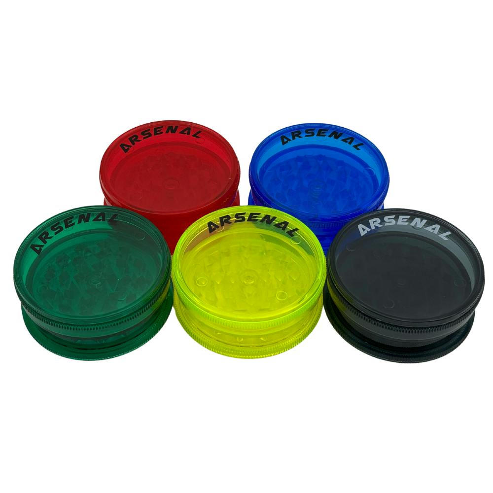 Arsenal - Clear Neon - 60mm 3-Pc Acrylic Grinder