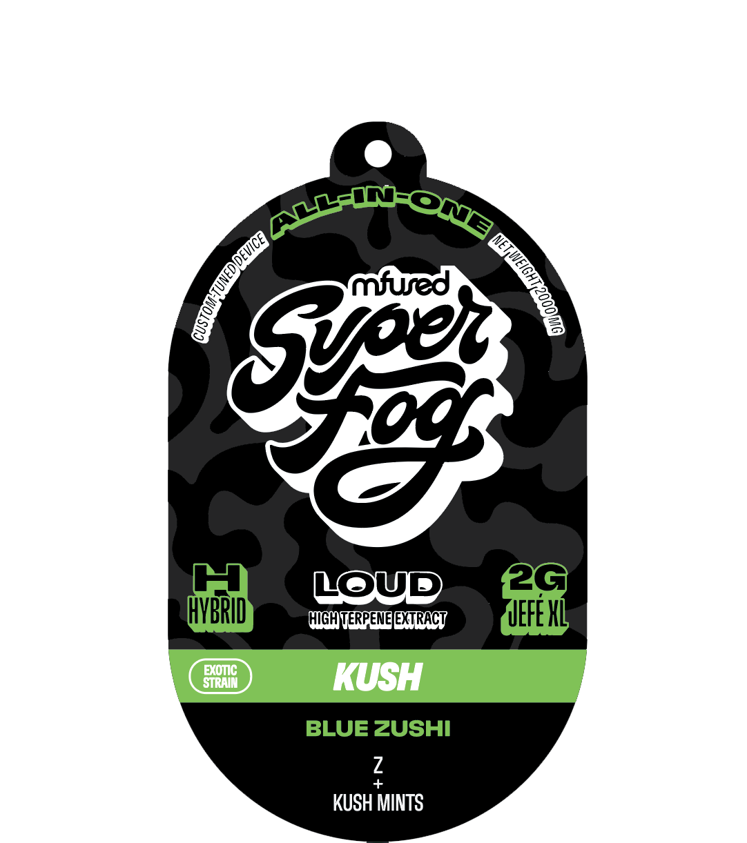 The Flowery NY | SUPER FOG Blue Zushi 2g Disposable