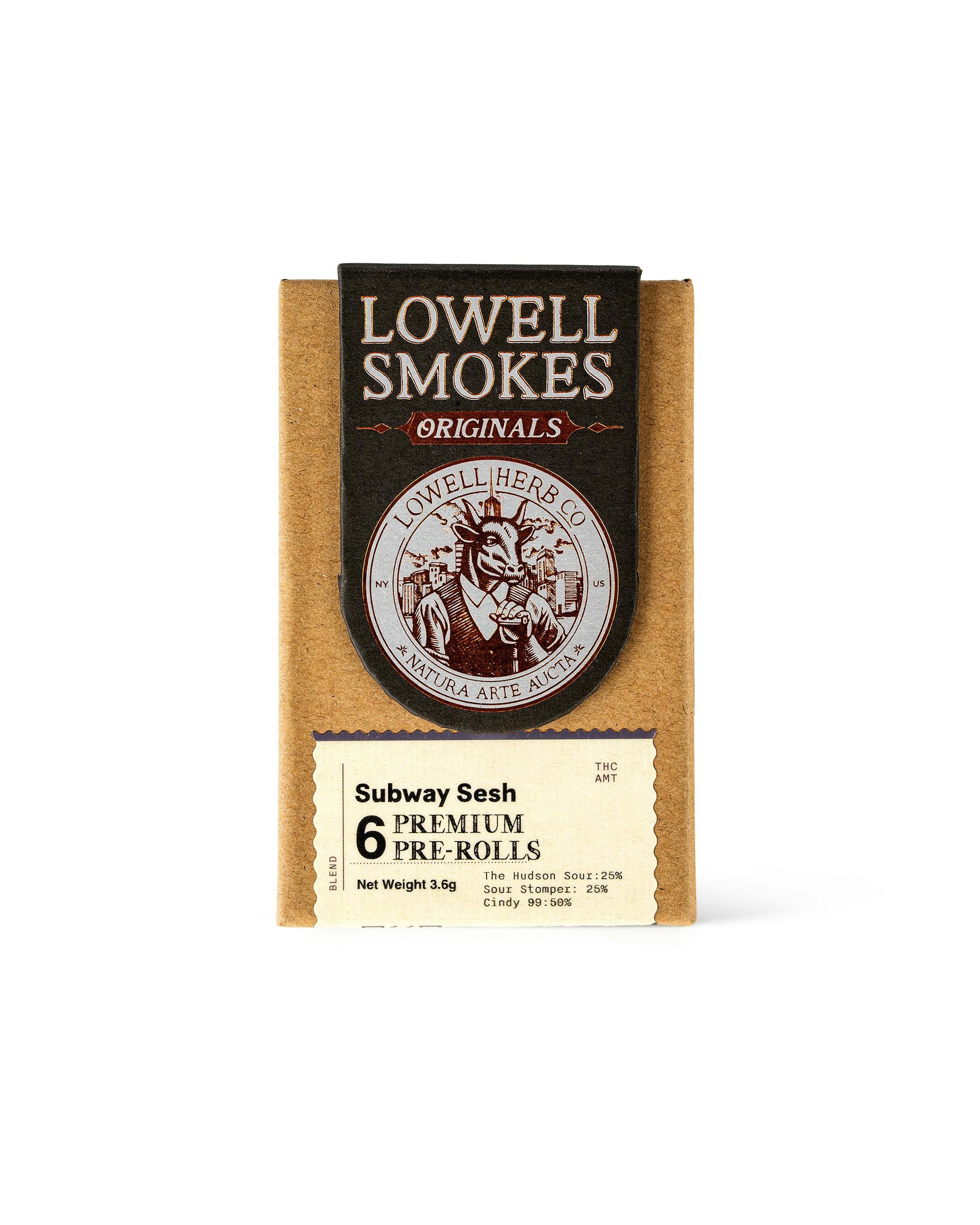 Shop Lowell Herb Co. SUBWAY SESH | 6-Pack in Hudson | Gotham NYC Dispensary