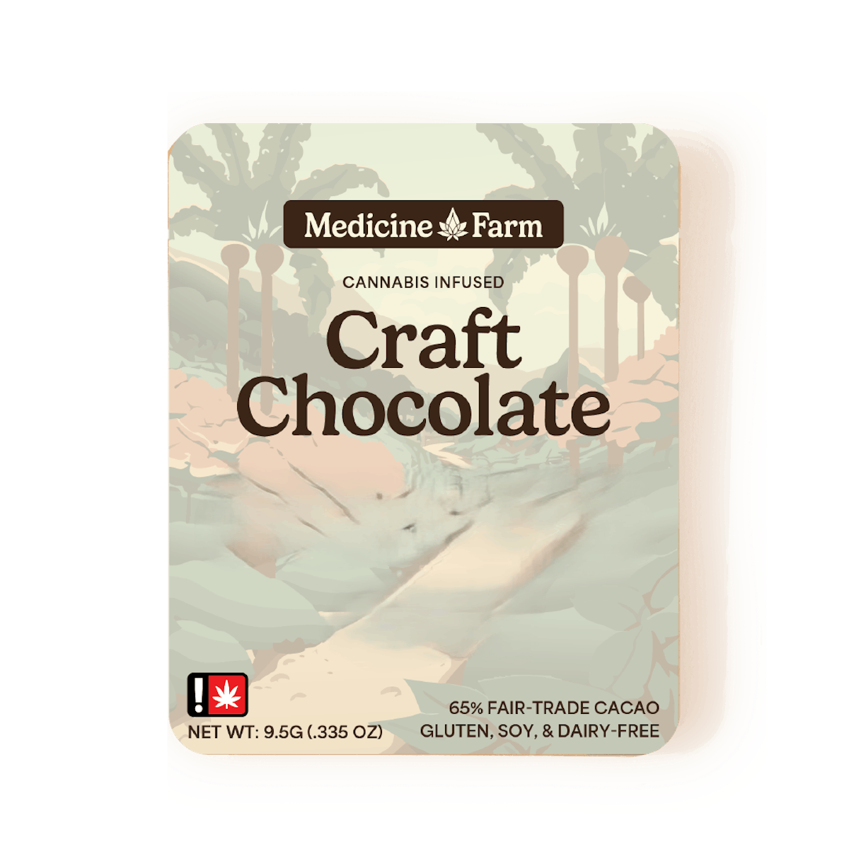 Medicine Farm 100mg 1:1 THC:CBD VANILLA BEAN SEA SALT Cannabis Infused ...