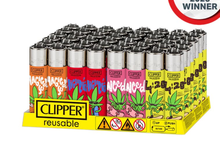 Clipper Lighters - Classic Large - Weed Bros | Sessions Cannabis