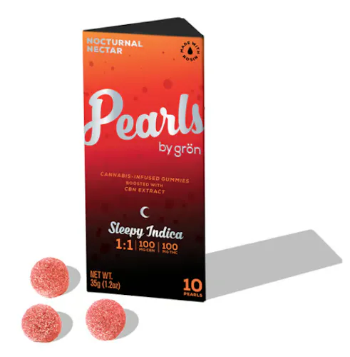 1:1 CBN:THC Nocturnal Nectar Pearls 10mg x 10-Pack | MPXNJ