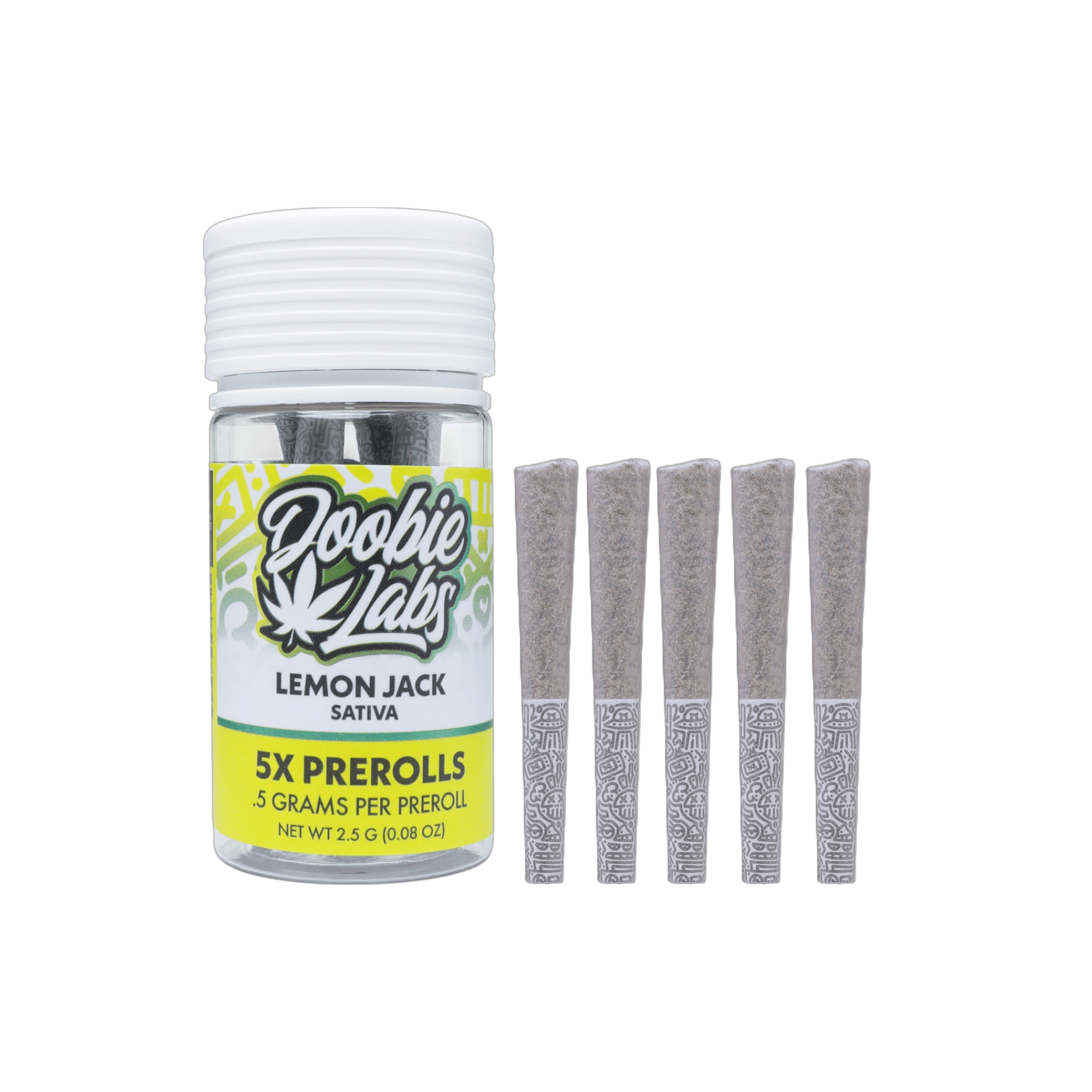 The Flowery NY | Doobie Labs Lemon Jack 5pk Prerolls