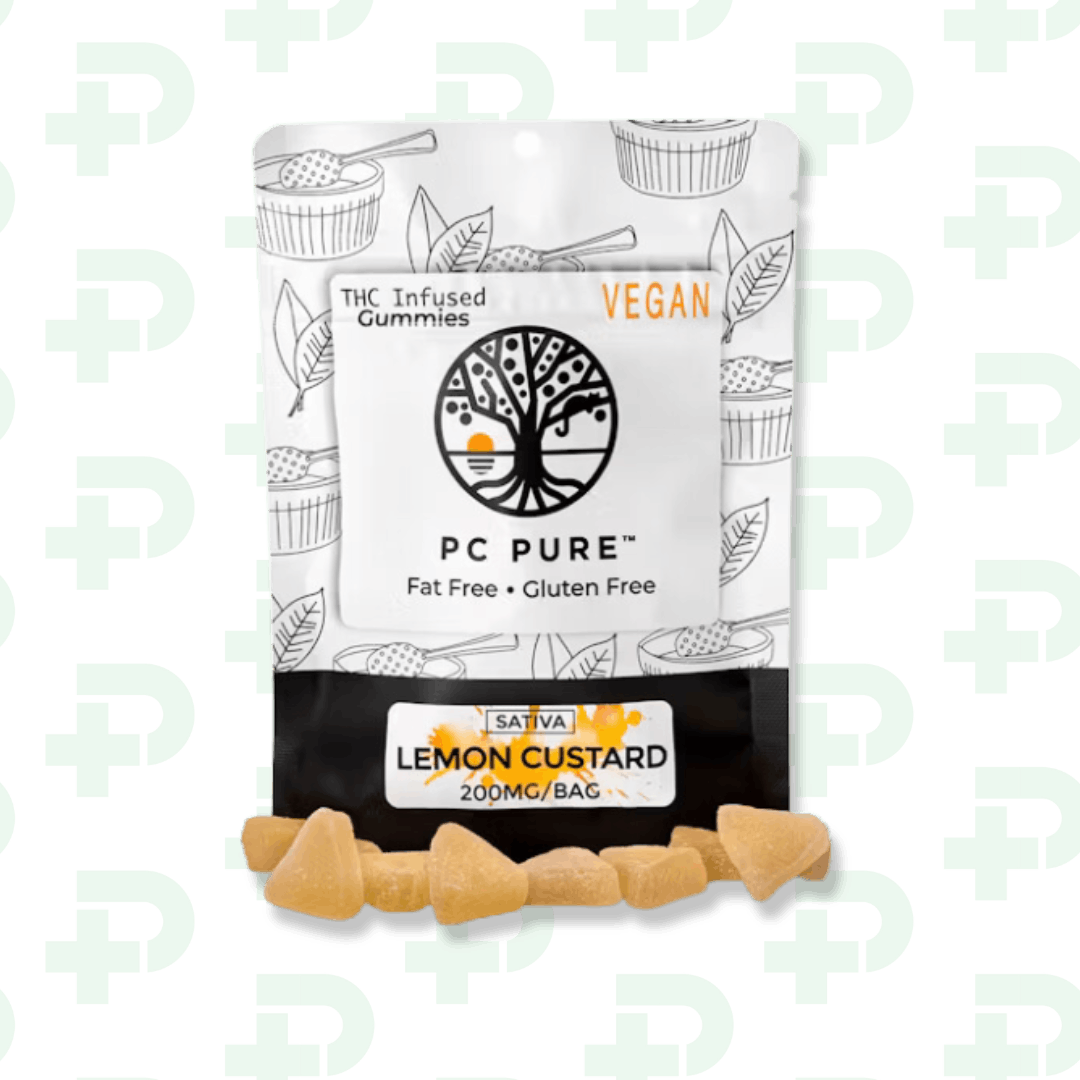 PC Pure 200mg Gummy - Sativa - LEMON CUSTARD