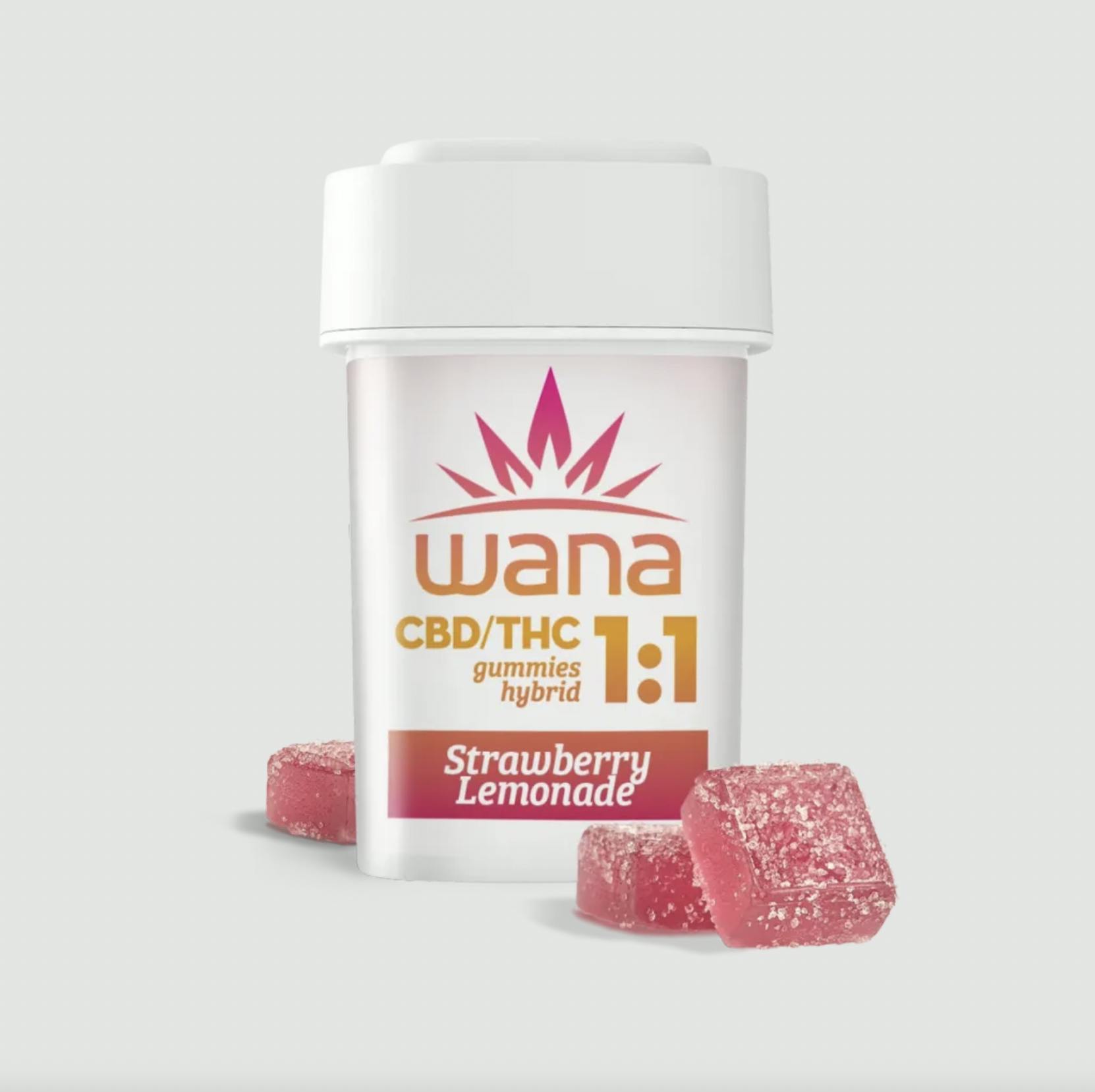 WANA (TerrAscend) Classic Strawberry Lemonade 1:1 | Soft Lozenges [10pk ...