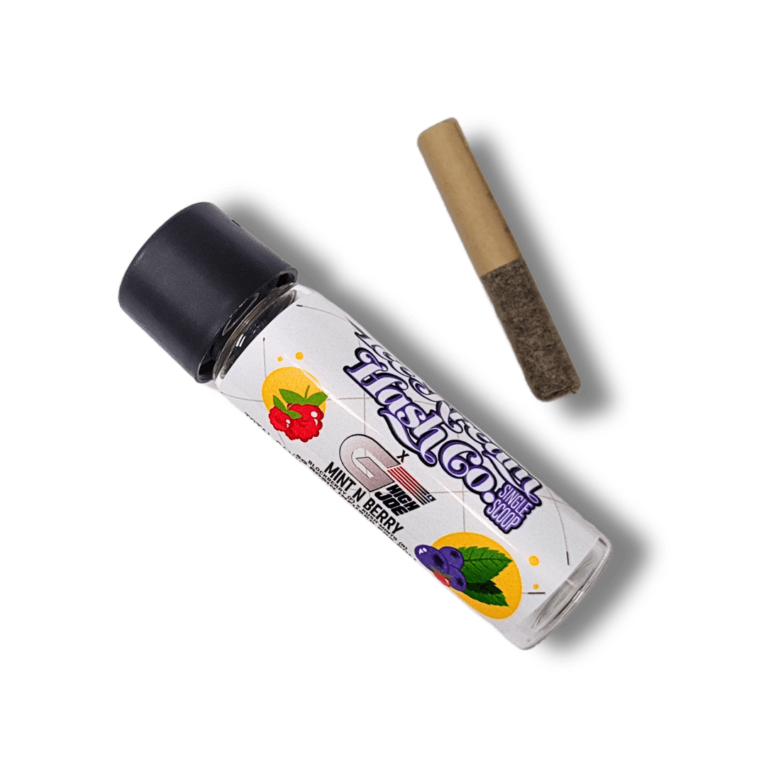 Ice Kream Hash Co. | Mint N Berry Single Scoop Rosin Infused Pre-Roll | 0.5g | Pre Rolls | New ...