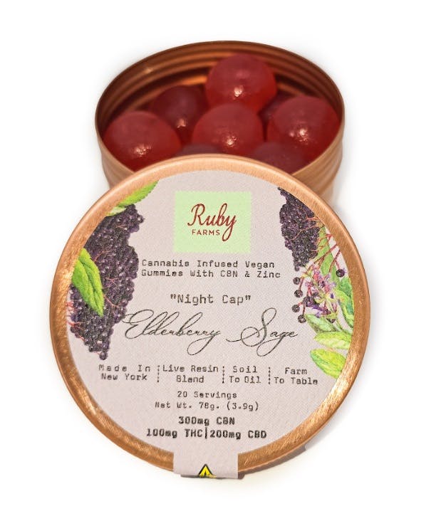 Buy Ruby Farms Elderberry Sage Live Resin Gummies | 20pk 100mg Online ...