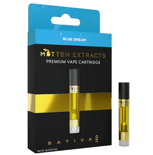 Mitten Extracts Blue Dream Cartridge Rec - Exclusive Cannabis Michigan
