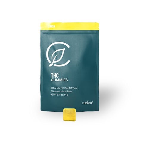 Curaleaf | Classic Lemon Gummies | 5mg/20pk | (100mg)