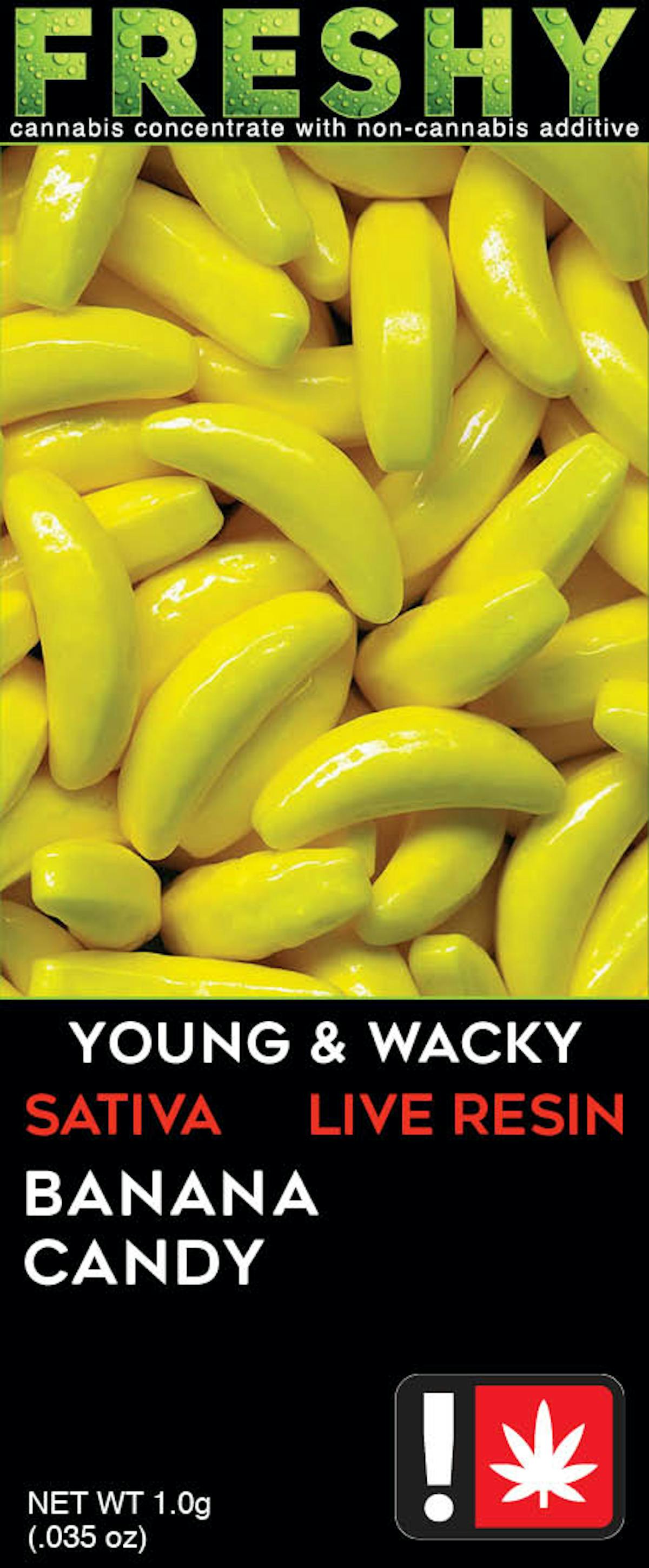 Freshy 1g BANANA CANDY Flavored Live Resin Vape Cartridge 1g Vaporizers ...