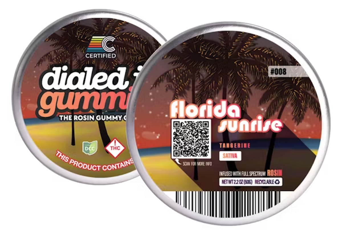 Limited Edition: Florida Sunrise Tangerine Rosin Gummies 10pk 10pk ...