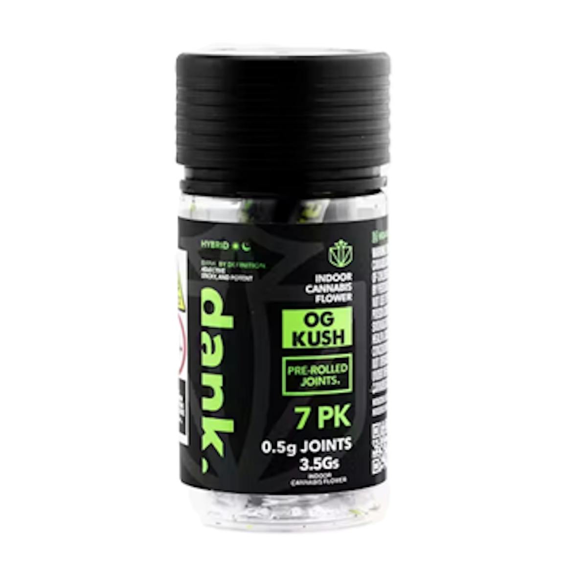 Dank | OG Kush | Pre-Rolls 7×0.5g 1/8oz Pre-rolls | Dank By Definition.