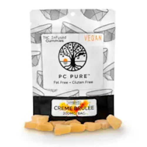 PC Pure Creme Brulee Gummies 200mg Rec - Exclusive Cannabis Michigan