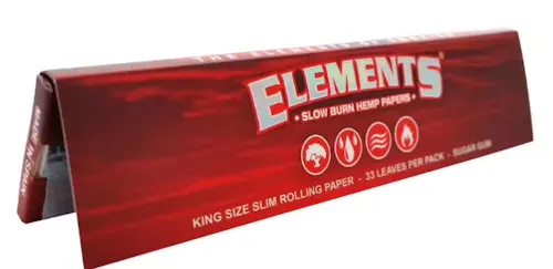 Red | Rolling Papers | King Size Slim - QUBE NYC