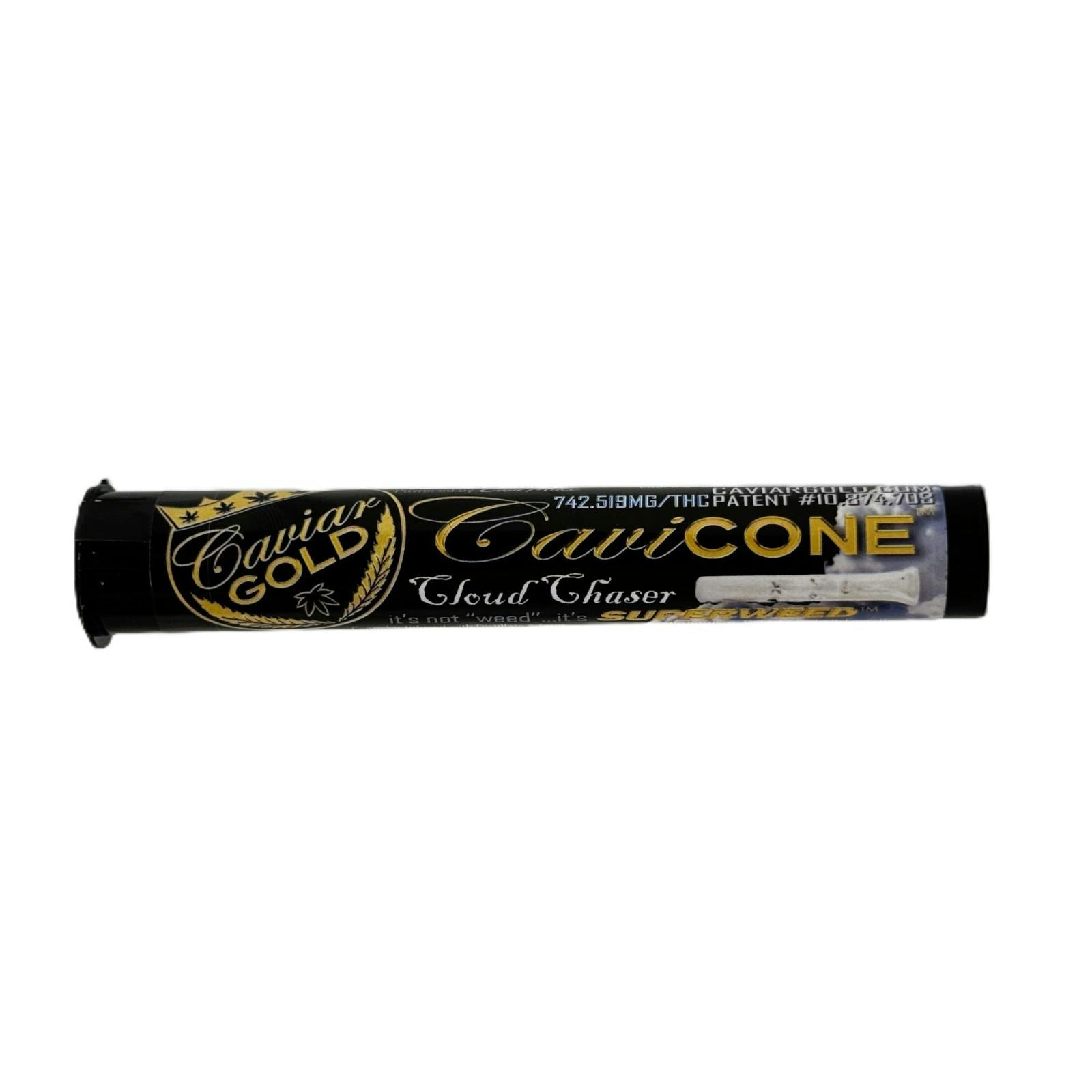 CAVIAR GOLD | CLOUD CHASER - CAVI CONE INFUSED PRE-ROLL | 1.3G | INDICA ...