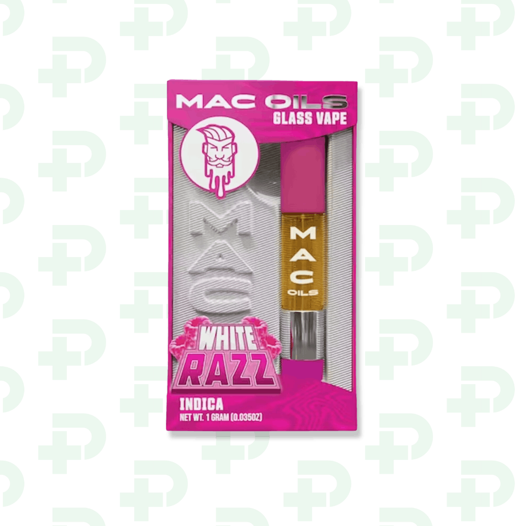 Mac Oils Cart - Indica - White Razz