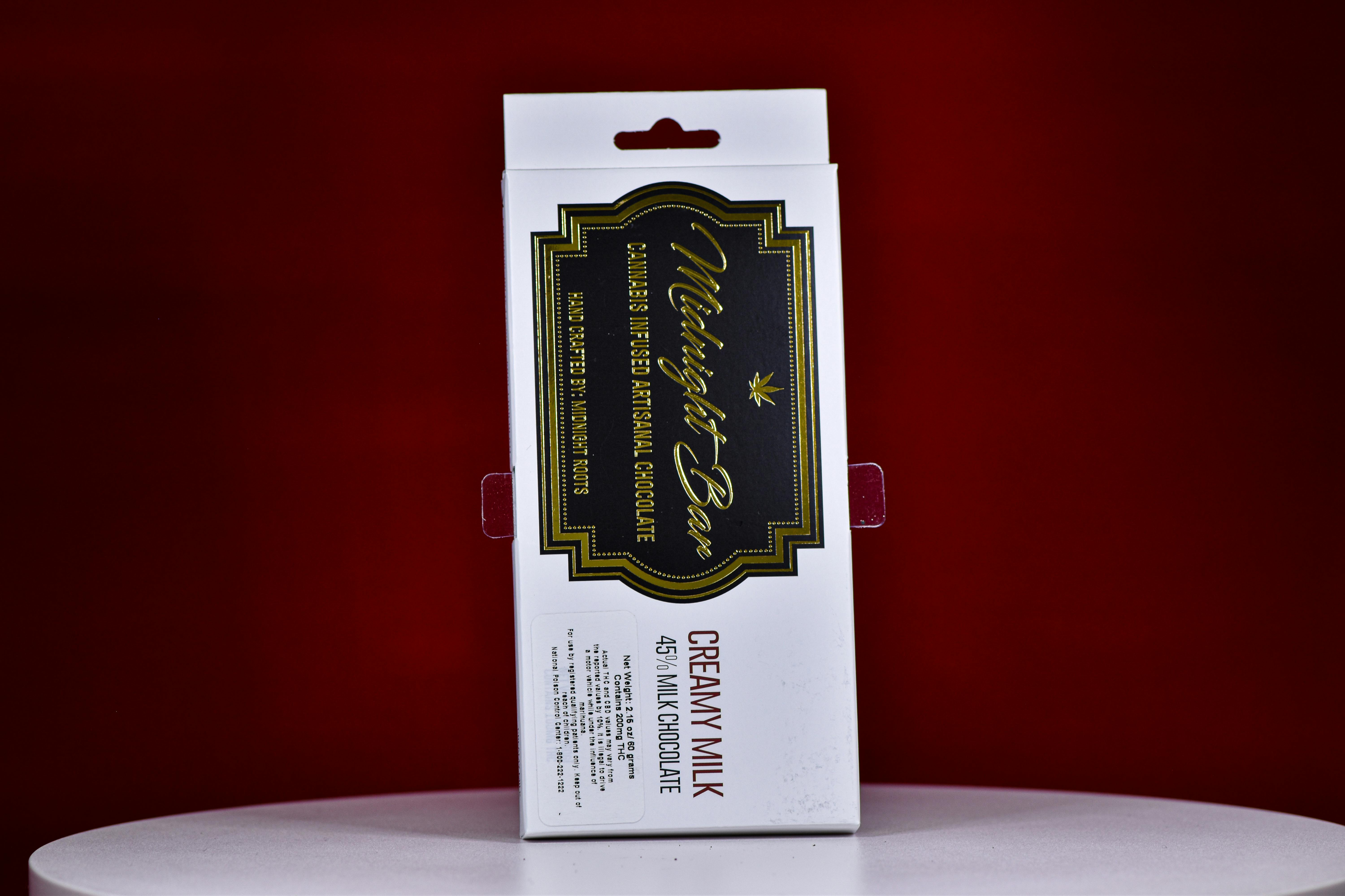 MIDNIGHT ROOTS BAR | SUGAR FREE CREAMY MILK 200MG