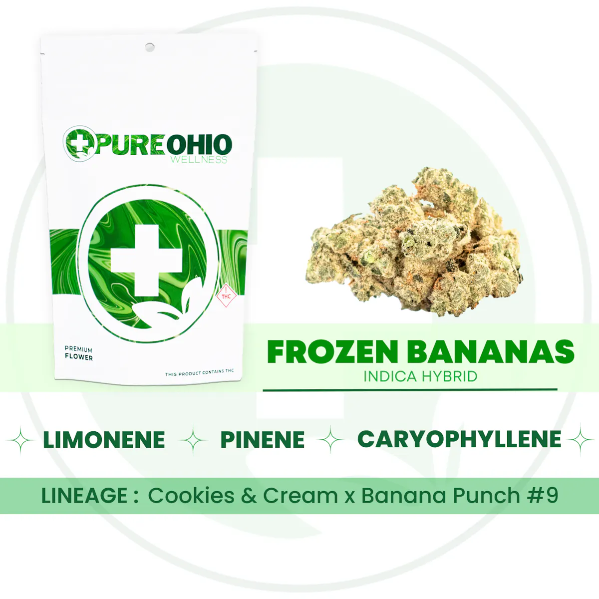 Frozen Bananas 14.15g Flower | Pure Ohio Wellness